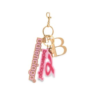 Balenciaga Logo-charm Keyring