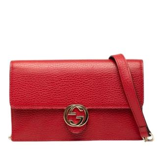 Gucci Pre-owned Wallet on Chain - Femme - Pre-owned - Rouge - Taille: ONE Size