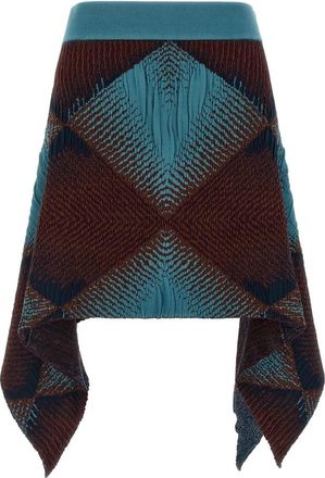 Kiko Kostadinov Kiko Kostadinov, Femme, Jupes, Multicolore, Taille: 36 FR Minijupe Jacquard Argyle Ikat
