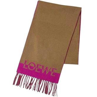 Loewe unisex, Pre-owned, Multicolore, Taille: ONE Size Pre-owned Cashmere Scarf