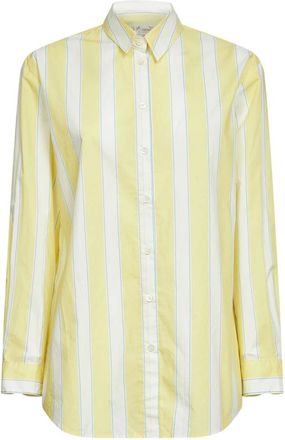 MC2 Saint Barth Femme, Blouses et Chemises, Jaune, Taille: 38 FR Brigitte Shirt
