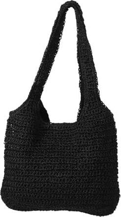 Valiclud Sac Cabas Femme Paille Capacit&eacute; Importante Sac Bandouli&egrave;re L&eacute;ger pour Plage &eacute;t&eacute; Femme D&eacute;contract&eacute; pour Voyages et Sorties Courantes