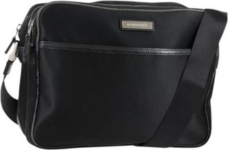 Burberry Pre-owned Nylon sacs-ports-paule - Femme - Pre-owned - Noir - Taille: ONE Size