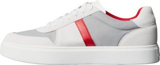 Calvin Klein Herren Classic Cups Lace Mix Emb Tongue Ym0Ym01395 Niedriges Oberteil, White (Taupe Smog/White/Adrenaline Rush), 47 EU