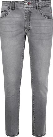 Philipp Plein Homme, Jeans, Gris, Taille: W34 Jeans skinny