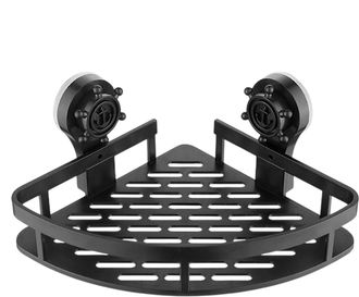 Generic Saugdreieck Lagerregal | Dusche Eckregal | Starke Saugbadwand schwimmende Regale, Entw&auml;sserung Wandmontierter Badhalter f&uuml;r Innendusche, Badezimmer