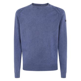 Roberto Ricci Design Techno Wash Rundhals 14 Strickpullover - - Knitwear - Herren - Blau - XL
