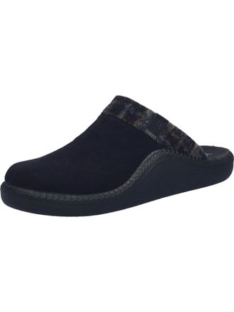 Josef Seibel Herren Pantoffeln Monaco.H.14, M&auml;nner Hausschuhe,Weite H (Weit),daheim,zuhause,Freizeitschuhe,bequem,Mules,schwarz,47 EU