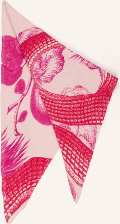 Friendly Hunting Friendly Hunting Dreieckstuch Aus Cashmere pink