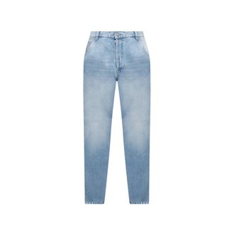 Balmain Schmal geschnittene blaue Jeans - - Jeans - Herren - Blau - W32