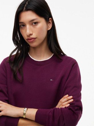 Tommy Jeans Sweatshirt TJW REG S FLAG CREW Baumwollmischung