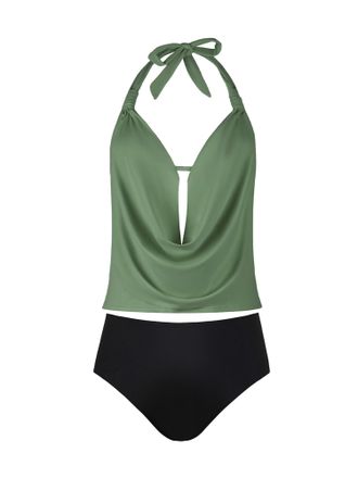 Cupshe Tankini Halter straps