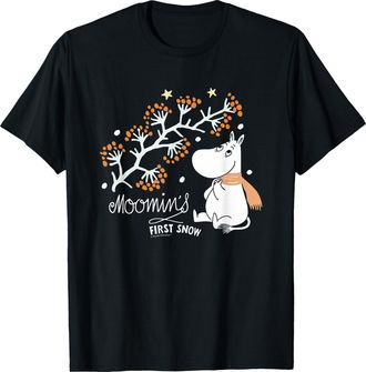 Moomin Moomintroll Mumins erster Schnee Herbst T-Shirt