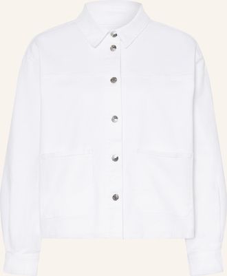 Comma Comma Jeansjacke weiss