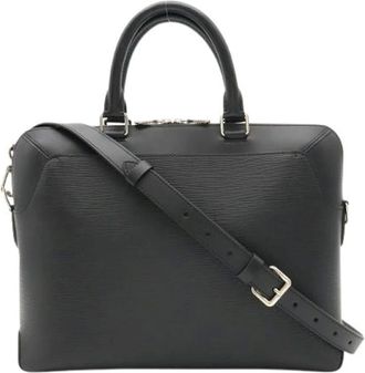 Louis Vuitton Pre-owned Epi Oliver Briefcase - Femme - Pre-owned - Noir - Taille: ONE Size