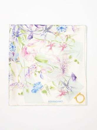 Ferragamo Foulard Femme couleur Bleu Azur