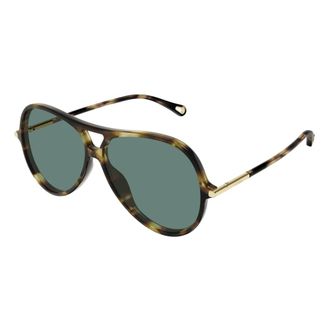 Chlo&eacute; Lunettes de soleil Panthos Ch0395S - Femme - Accessoires - Brun - Taille: 59 MM