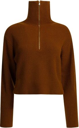 Max Mara Femme, Pulls, Brun, Taille: 36 FR Pull &agrave; col roul&eacute;