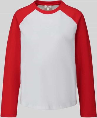 s.Oliver Red Label Regular Fit Langarmshirt aus reiner Baumwolle - s.Oliver x Heidi Klum