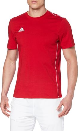 adidas Herren T-Shirt Core 18, Power Red/White, M, CV3982