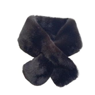 Generic &Eacute;charpe dhiver pour femme, Noir, M