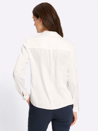 Heine Klassische Bluse Bluse Langarm