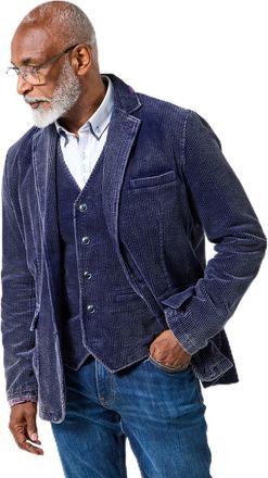 Joe Browns Herren Elbow Patch Corduroy Blazer, Navy, 48