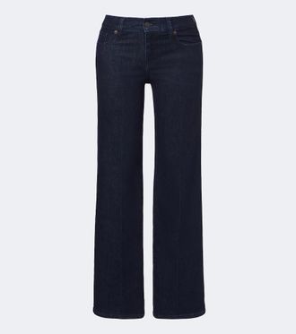 Frame Denim Low-Rise Wide-Leg Jeans