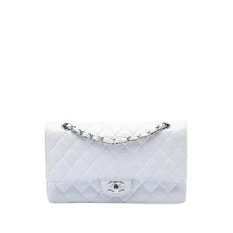 Chanel Pre-owned Classic Double Flap Schultertasche - - Pre-owned - Damen - Wei&szlig; - ONE SIZE