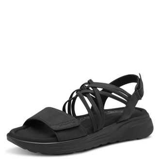 Tamaris Sandalette Damen Vegan Bequem schwarz,EU 40