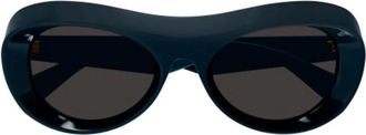 Bottega Veneta Femme, Accessoires, Bleu, Taille: ONE Size New Classic Lunettes de soleil