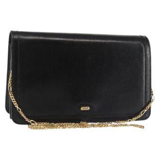 Bally Sac bandouli&egrave;re en cuir Pre-owned - Femme - Pre-owned - Noir - Taille: ONE Size