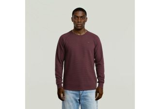 G-Star Sweater Jirgi mit Label-Detail auf der Brust