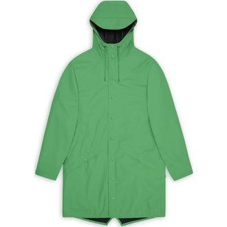 Rains Long Jacket Well - - Jackets - Herren - Gr&uuml;n - M