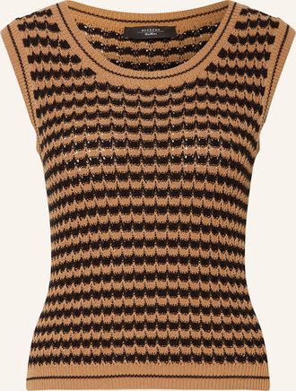 Max Mara Weekend Max Mara Strickshirt Disegno braun