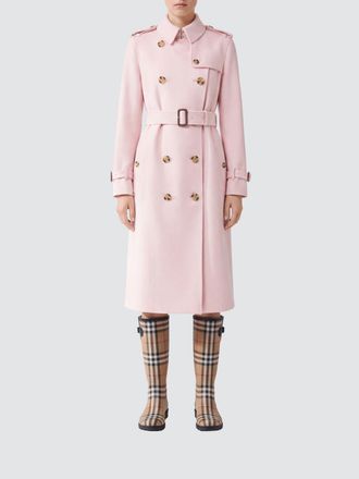 Burberry Trench long &agrave; double boutonnage en pur cachemire
