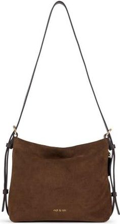 Nat & Nin Sac port&eacute; &eacute;paule Mini Moreen en cuir