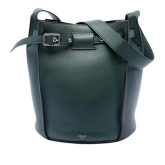 Celine Pre-owned Big Bag Bucket Bag - Femme - Pre-owned - Vert - Taille: ONE Size