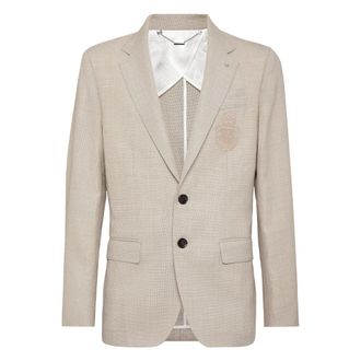 Billionaire Boys Club Homme, Vestes, Beige, Taille: L Wool Silk Linen Blazer