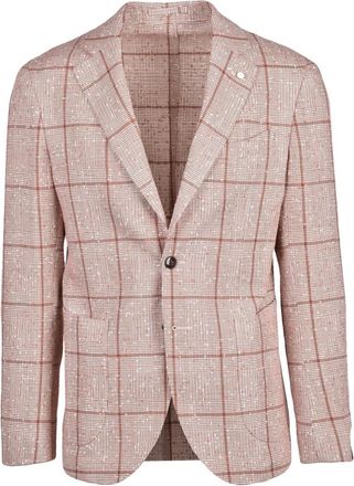 Luigi Bianchi Mantova Homme, Costumes, Multicolore, Taille: L Giacca Stondata