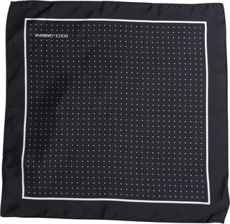 Dolce & Gabbana Einstecktuch Seidenschal - - Accessories - Herren - Schwarzk - ONE SIZE