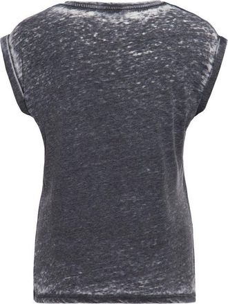 Queen Kerosin Print-Shirt Bad Ass Babe (1-tlg) mit Roll-Up-Sleeves