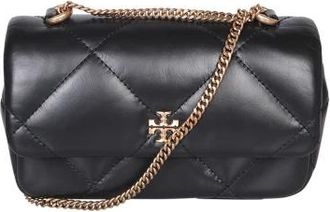 Tory Burch Femme, Sacs, Noir, Taille: ONE Size Mini Sac Bandouli&egrave;re Kira &agrave; Rabat en Losanges
