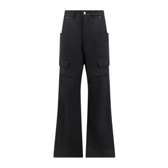 Rick Owens Homme, Pantalons, Noir, Taille: W32 Pantalon Cargo Large
