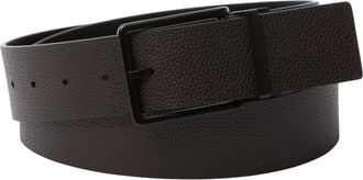 Calvin Klein Herren Warmth Buckle Smooth 40mm ADJ/Re Lv04d7118g G&uuml;rtel, Black (Black/CK Dark Brown/Matte Black), 115