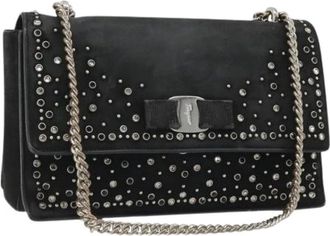 Ferragamo Sac port&eacute; &eacute;paule Pre-owned - Femme - Pre-owned - Noir - Taille: ONE Size