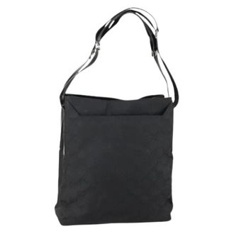 Gucci Pre-owned Canvas Schultertasche - - Pre-owned - Damen - Schwarzk - ONE SIZE