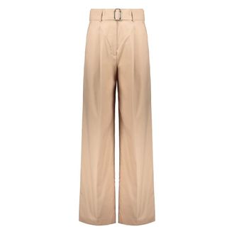 Moorer Pantalon Large Doux - Femme - Pantalons - Beige - Taille: 36 FR