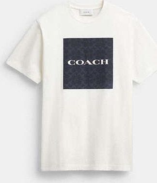 Coach Signature T-Shirt Aus Biobaumwolle