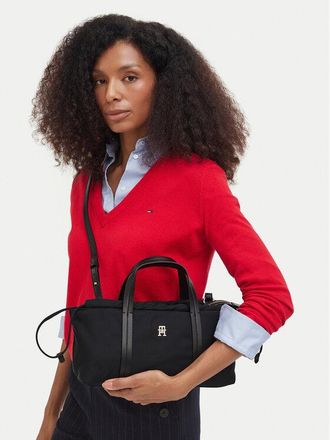Tommy Hilfiger Handtasche AW0AW18993 Schwarz